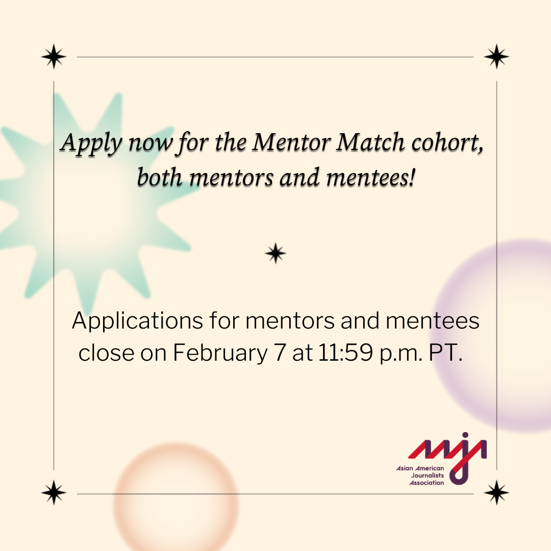 AAJA Mentor Match Opens 2025 Cohort Applications - Asian American ...