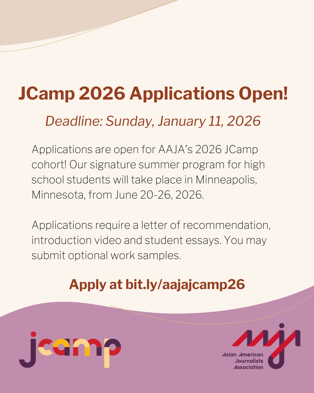 Applications for JCamp’s 2026 cohort are open! - Asian American ...